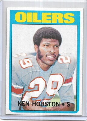 $$-1972 TOPPS NFL FOOTBALL #78 HOUSTON OILERS KEN HOUSTON BV$16.00 OI-4 ...