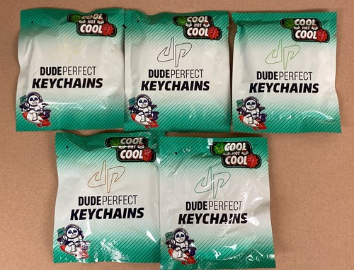 Dude Perfect Keychains Lot Of 5 - Panda, Trick Shots, Dudes DP-KEY | eBay