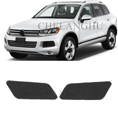 2011-2014 For VW Touareg Front Bumper Headlight Washer Cap Cover | Left ...