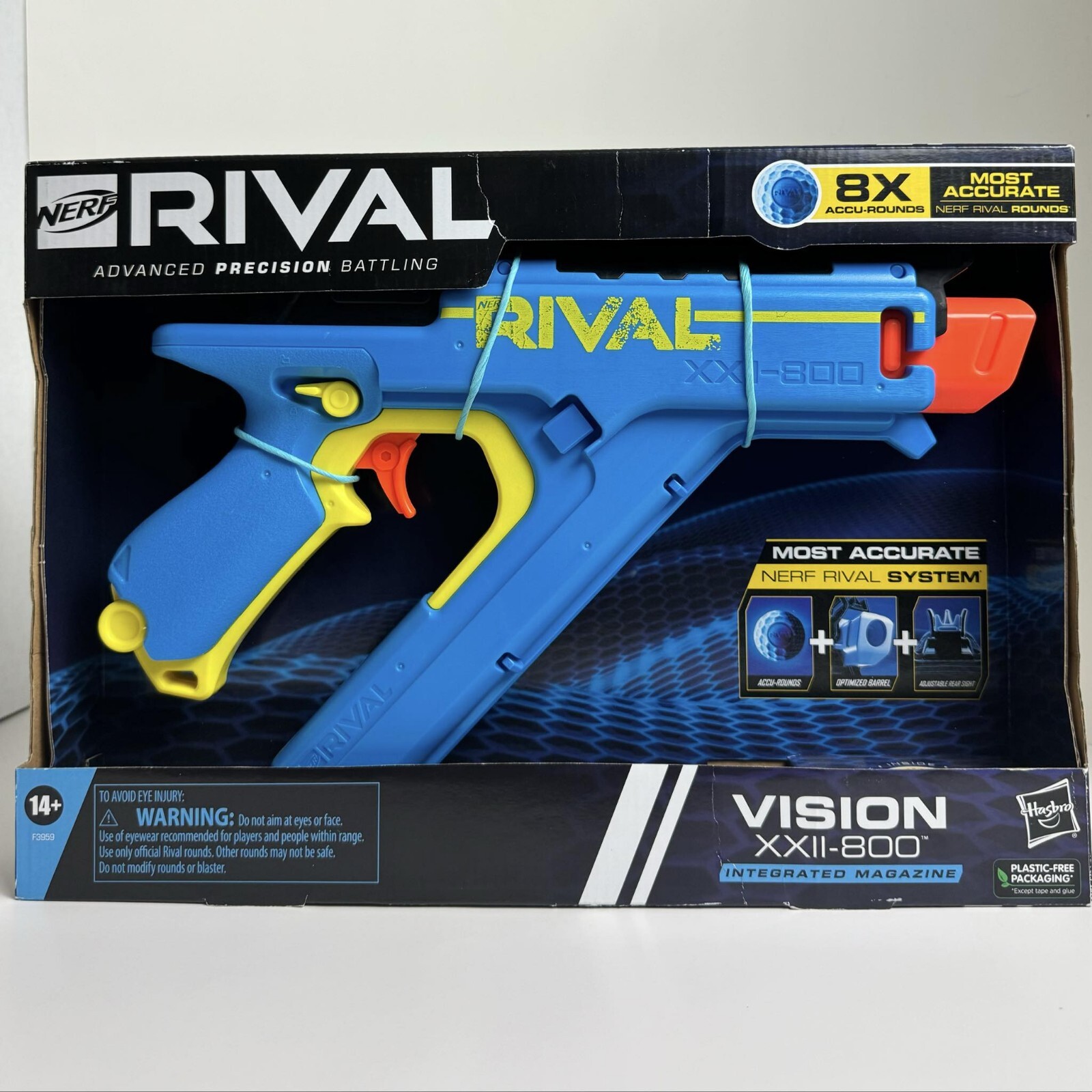 Nerf Rival Vision XXII-800 Blaster, Most Accurate Nerf Rival System ...