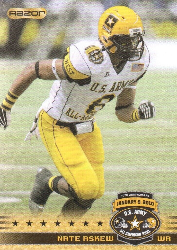 2010 Razor Army Football All-American Bowl U.S. #90 Nate Askew | eBay