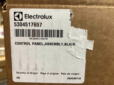 Electrolux 5304517657 Control Panel, Assembly, Black | eBay