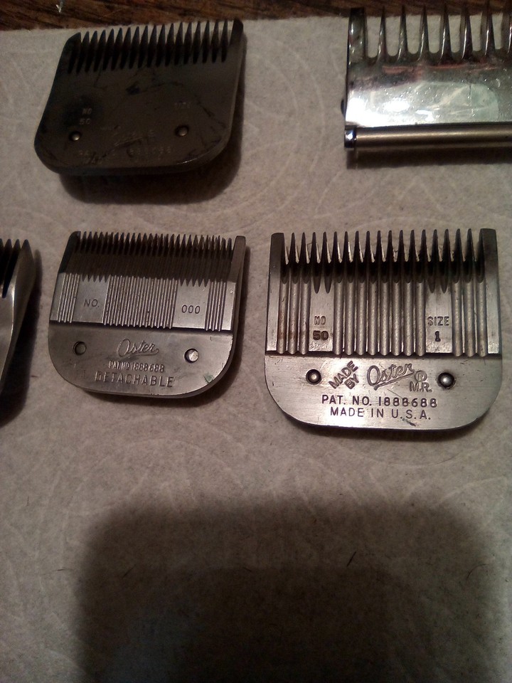 Vintage OSTER Progienic Heavy Duty Electric Hair Clippers Model 10 w ...