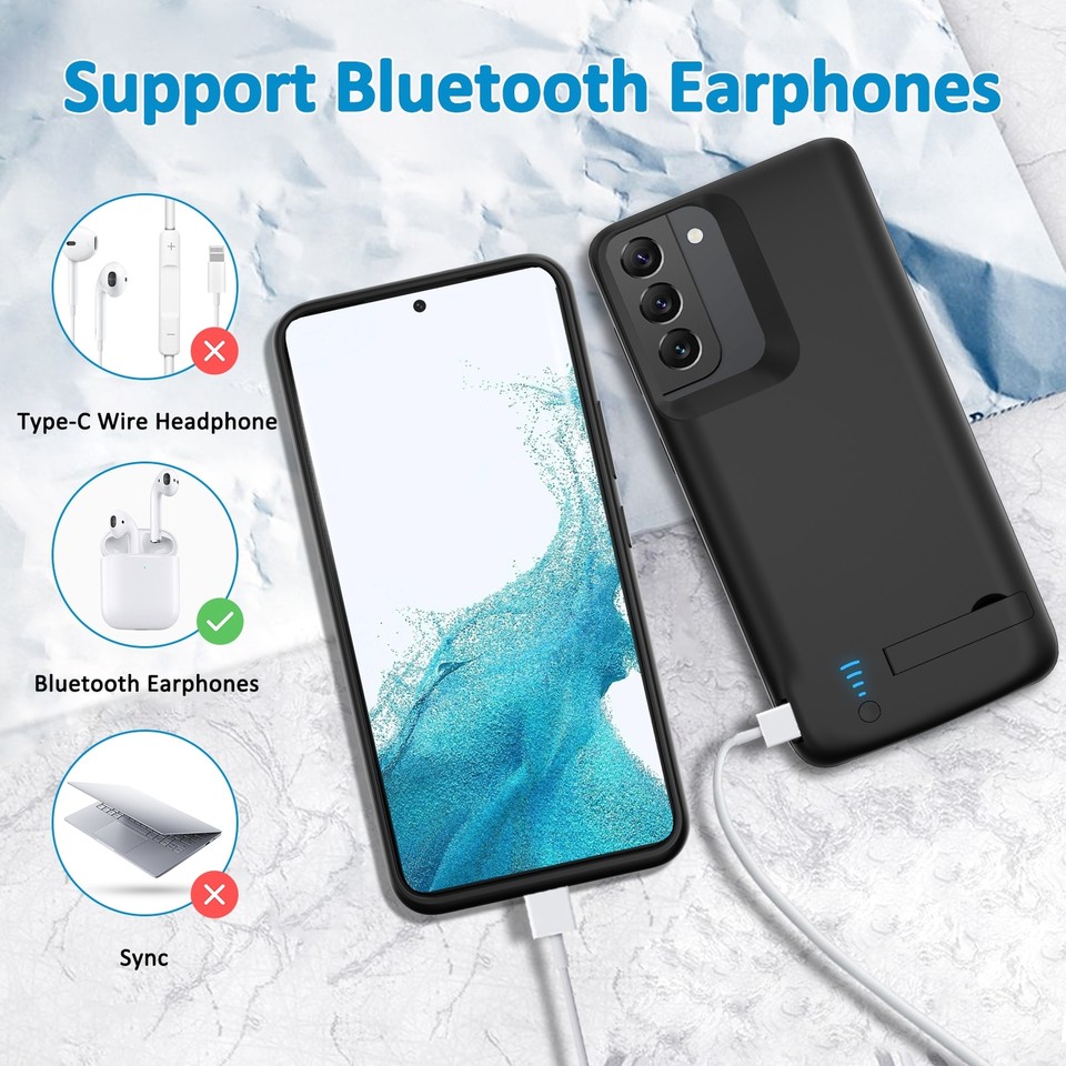S22 Battery Charger Case For Samsung Galaxy S22 Plus S22 Ultra Power ...