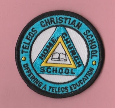 TELEOS CHRISTIAN SCHOOL HOME CHURCH SCHOOL PATCH | eBay