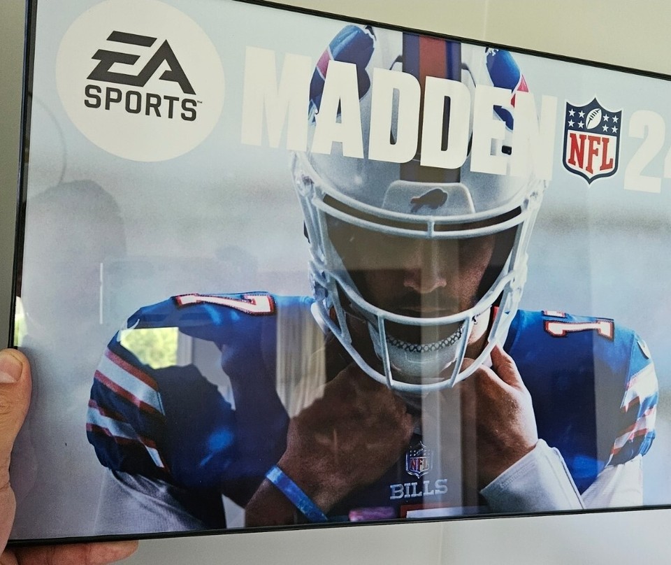 NEW! JOSH ALLEN 12X18 NFL MADDEN 24 EA COVER POSTER PHOTO BUFFALO BILLS ...