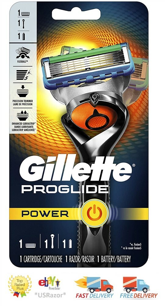 GILLETTE FUSION Proglide Power Flexball Razor Shaver fits Proshield ...