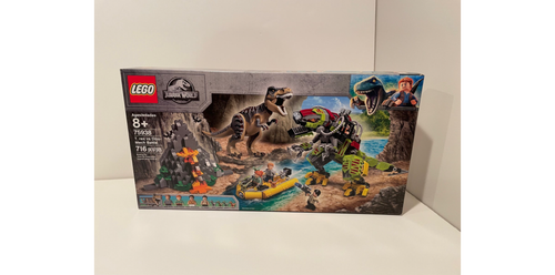 LEGO 75938 T. Rex VS Dino-mech Battle Set Building Kit 716 Pcs Retired ...