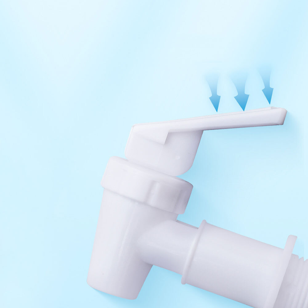 White Plastic Faucet Valve Spigot For Ceramic Glass Water Dispenser ...