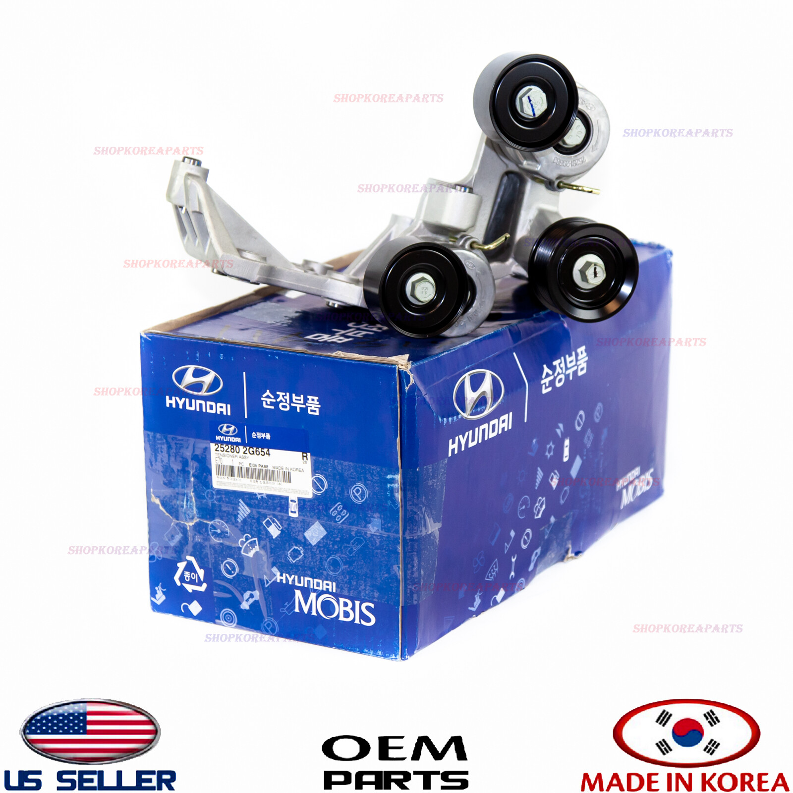 OEM Belt Tensioner GENUINE SONATA HYBRID 11-15 OPTIMA HYBRID 11-16 ...