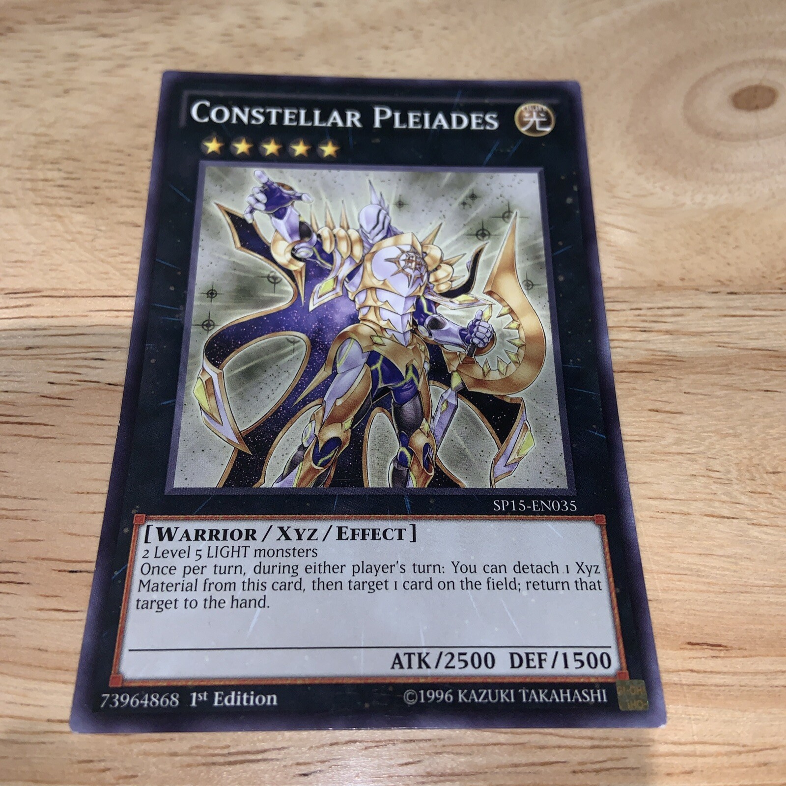 1st Edition Shatterfoil Rare Constellar Pleiades SP15-EN035 M/NM - YGO TCG | eBay