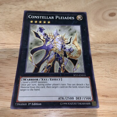 1st Edition Shatterfoil Rare Constellar Pleiades SP15-EN035 M/NM - YGO TCG | eBay