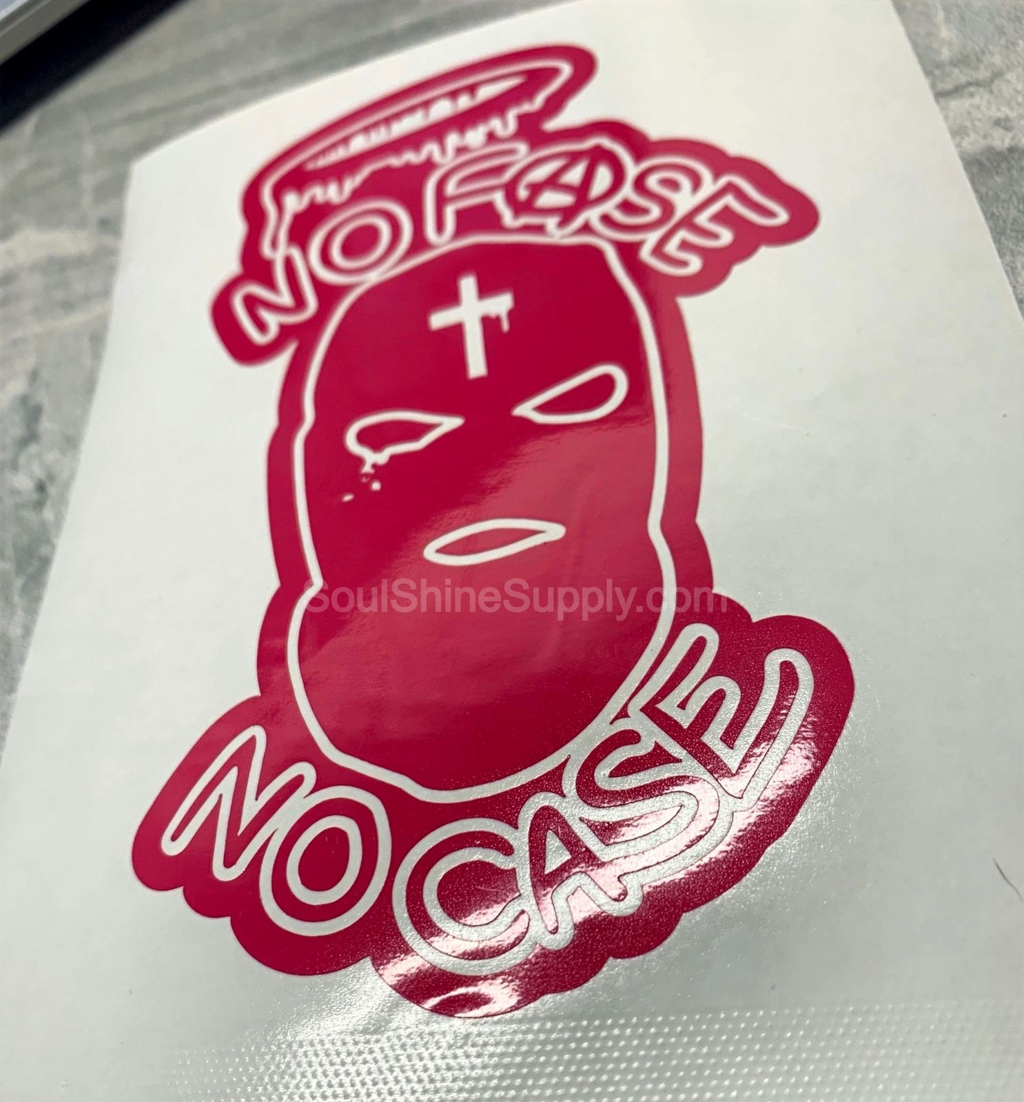 No Face No Case Decal Sticker - Waterproof Vinyl - Good for Tuner ...