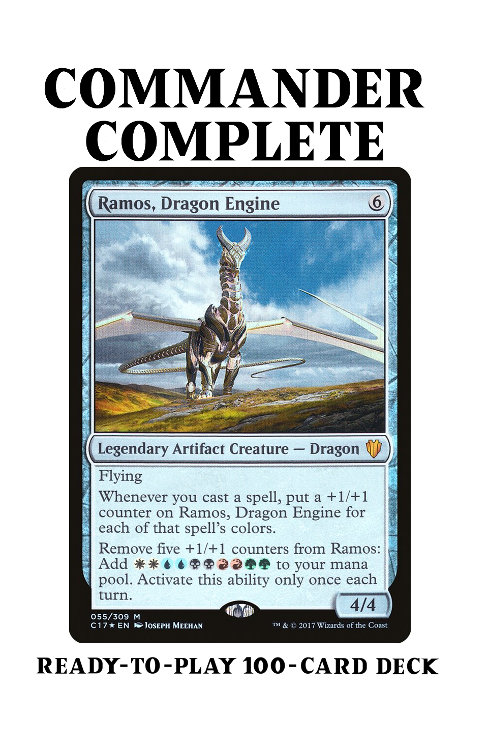 Ramos, Dragon Engine GOLD SPELLS MUTATE 5c Magic MTG Custom Commander ...