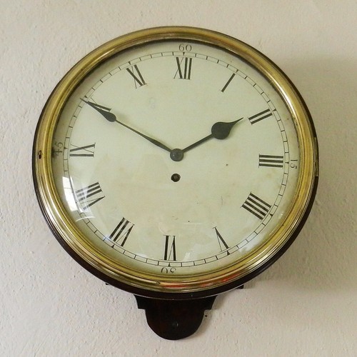 GEORGIAN ENGLISH FUSEE VERGE SALTBOX DIAL CLOCK c1820 | eBay UK