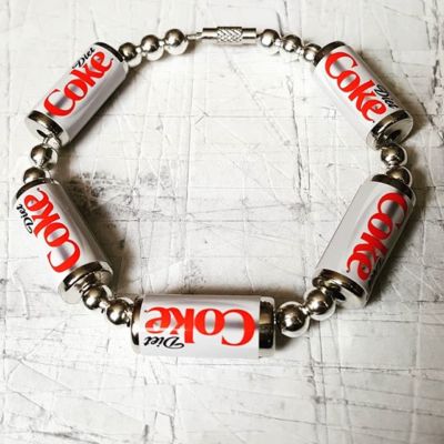Unique DIET COKE CANS BRACELET handcrafted COCA COLA bangle GIFT soda ...