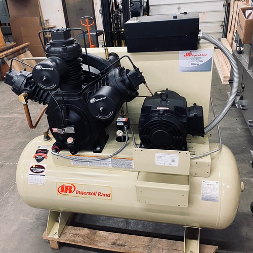 sold ****Ingersoll Rand air compressor model 15te20-p 20 hp with 120 ...