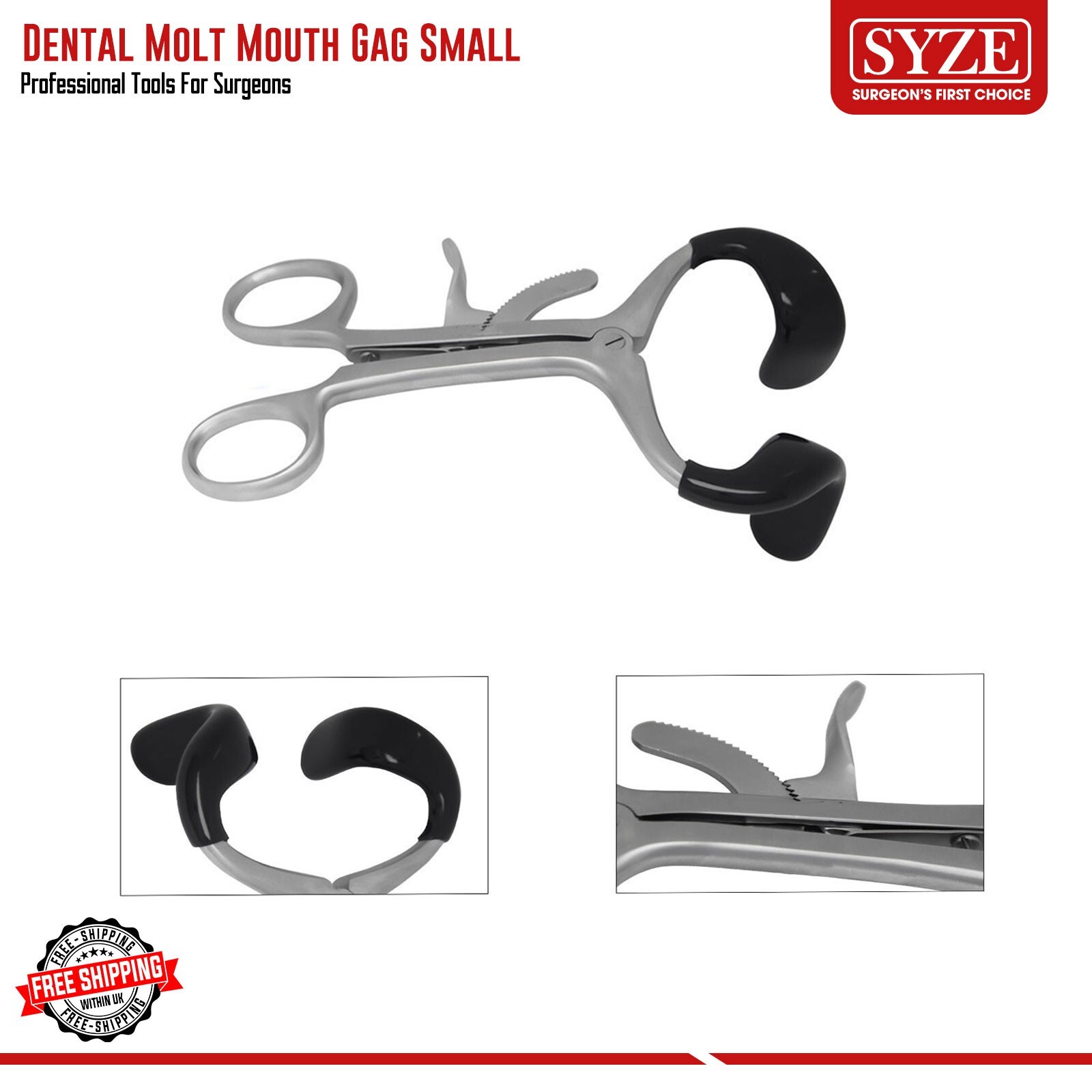 Molt Mouth Gag Large Oral Surgery Extraction Retractor Dentistry ...