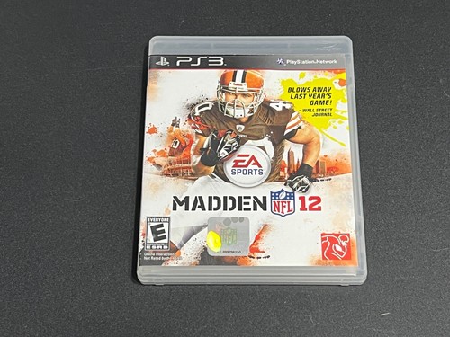 Madden NFL 12 (Sony PlayStation 3, 2011) PS3 EA Sports Complete w ...