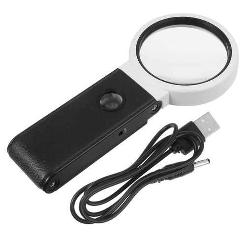 Magnifying Glass Standing Magnifier Handheld Magnifier (without Battery ...