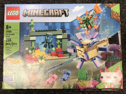 LEGO Minecraft: The Guardian Battle (21180) 673419358514 | eBay