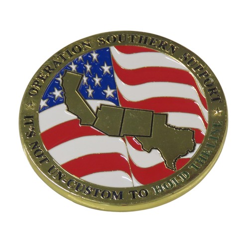 Operation Southern Support US Border Patrol Challenge Coin | eBay