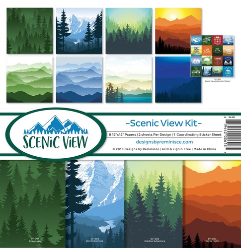 Reminisce Collection Kit 12"X12"-Scenic View SV200 819442026161| eBay