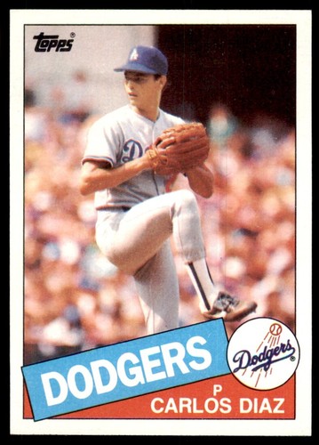 1985 Topps Carlos Diaz Los Angeles Dodgers #159 | eBay