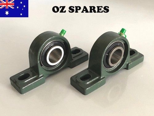 P206 Pillow Block Housing & Bearing to suit 30mm shaft (pair) UC206 ...