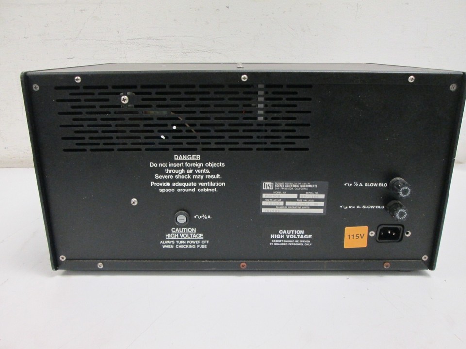 Hoefer Scientific Instruments Power Supply PS2500 | eBay