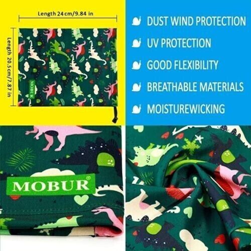 LOT OF 28 MOBUR Kids Face Mask Neck Gaiter Cooling Kids Scarf Boy Girl ...