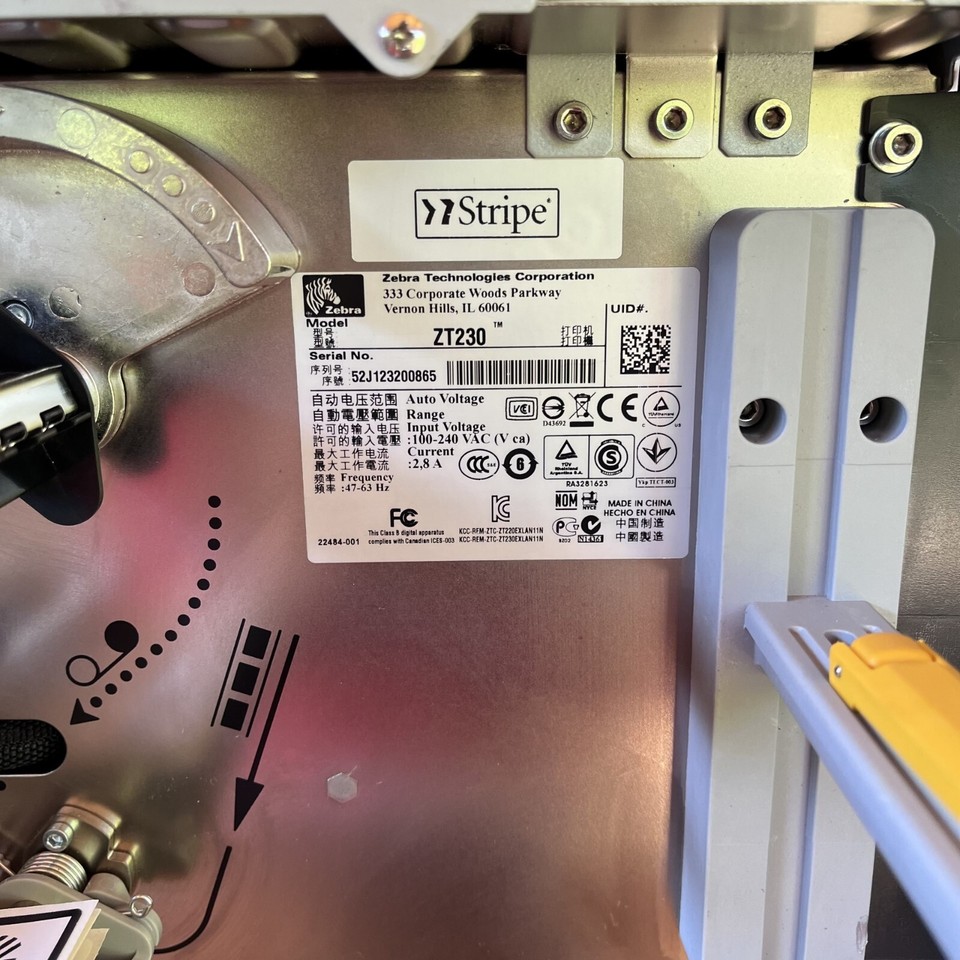 Zebra ZT230 DT/TT Industrial Label Printer ZT23042-T01200FZ USB | eBay