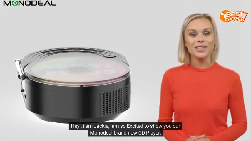 MONODEAL Boombox CD Player with Bluetooth Transmitter, FM Radio ...