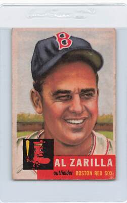 1953 Topps #181 Al Zarilla Red Sox VG *DA3152 | eBay