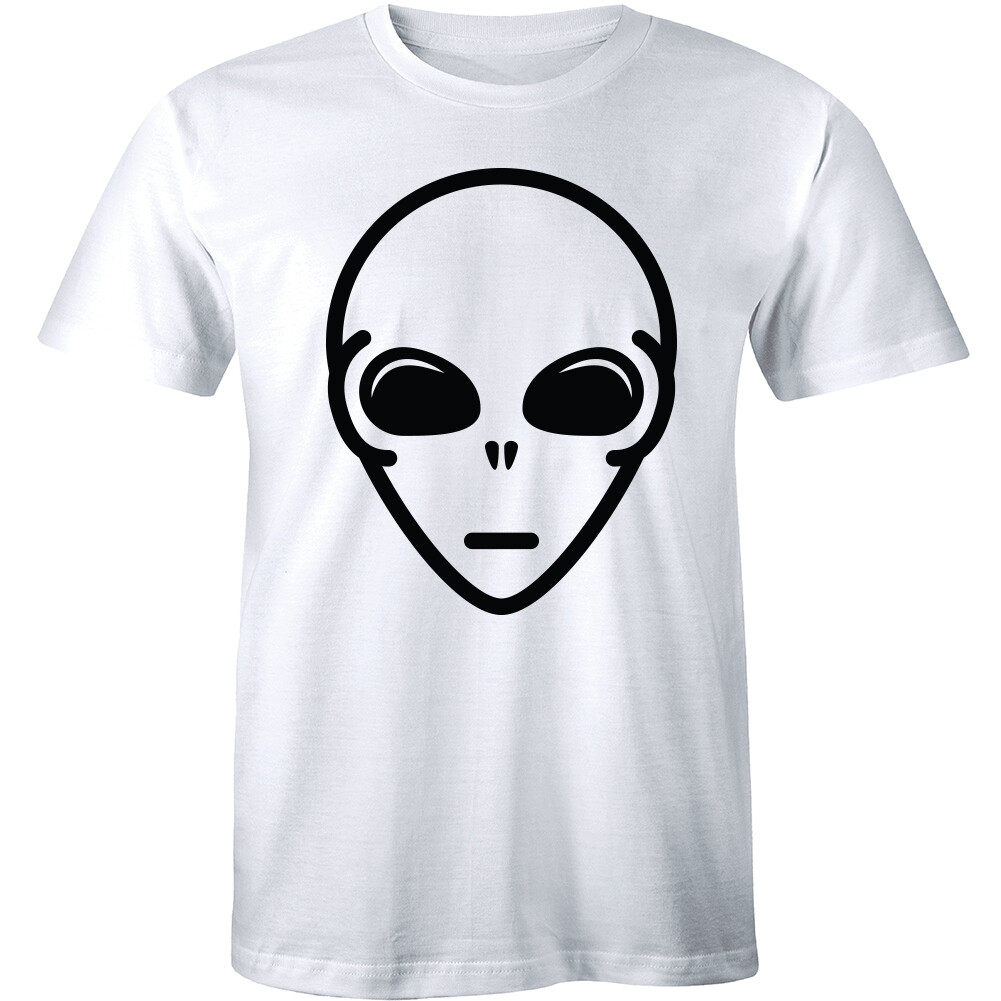 Alien Face Funny Shirt Sci Fi Space Horror Retro Fashion Men's T-shirt ...