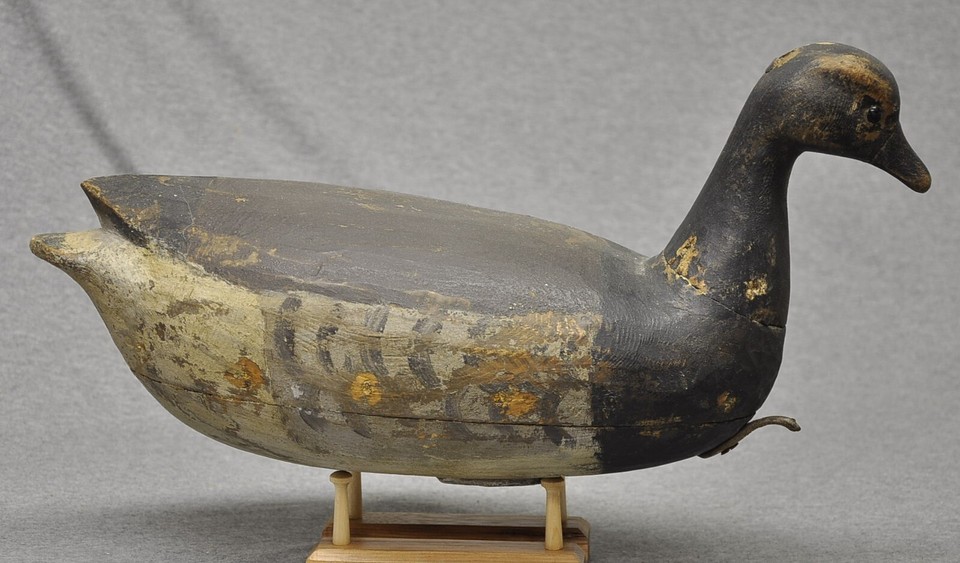 RARE NATHAN COBB STYLE BRANT DRAKE duck decoy decoys OP FOLKY BY ...