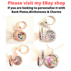 FLOATING CHARMS LOCKET LIVING MEMORY NECKLACE / KEYCHAIN LOCKET FOR ...