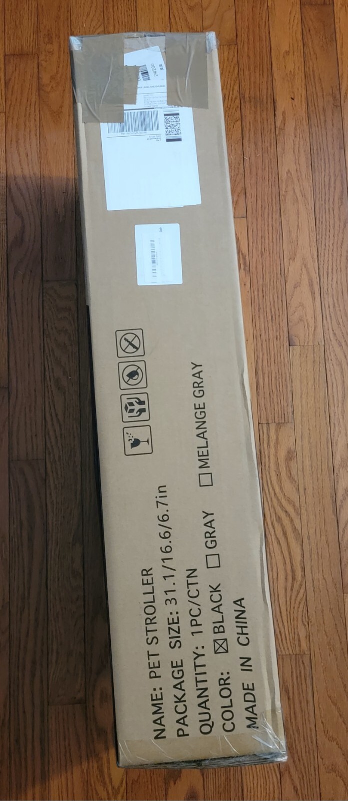 Luxury 3 in 1 Folding Dog Cat Stroller Pet Carrier Car Seat S+M Animal ...