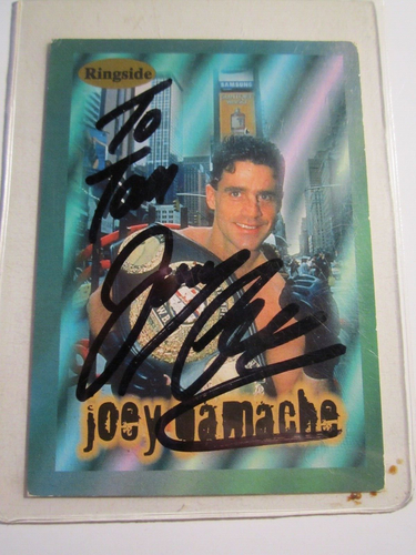 1996 JOEY GAMACHE BOXING CARD #39 BOXING CARD AUTOGRAPHED BBA17A -A | eBay