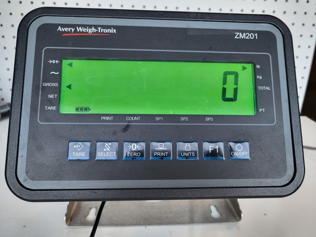 Avery Weigh-tronix ZM201 Digital Weight Indicator Model Zm201-sd2 D6 ...