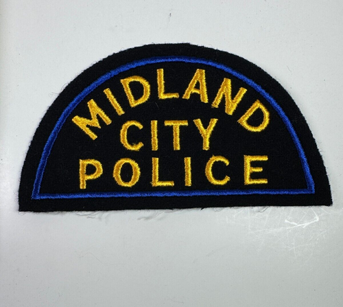 Midland Police Texas TX Felt Patch P6 | eBay