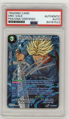 PSA Signed Eric Vale SS2 Trunks, Heroic Prospect P-219 PR Promo ...