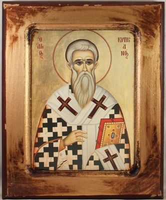 Greek Orthodox Icon of St. Cyprian (Cyprianos) | eBay