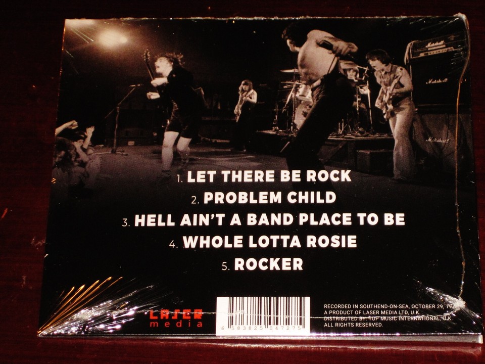AC/DC: Southend-On-Sea - October 29, 1977 Radio Broadcast Recording CD ...