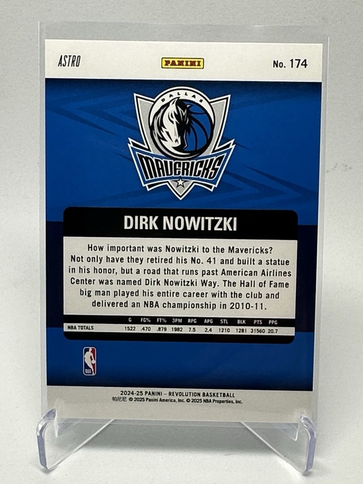 2024-25 Panini Revolution - Legends Dirk Nowitzki #174 Astro | eBay