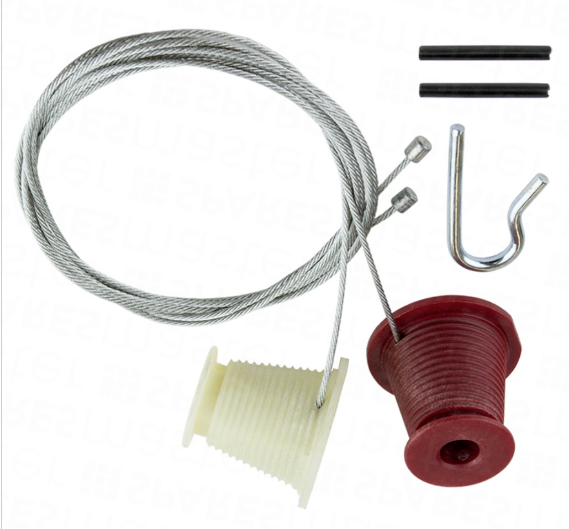 HENDERSON GARAGE DOOR CABLES WIRES ROLLER SPINDLE SPINDLES & BRACKET ...