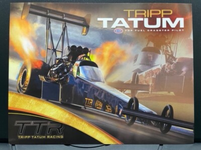 VRHTF NHRA RARE AWESOME TRIPP TATUM RACING TOP FUEL DRAGSTER HAND OUT ...