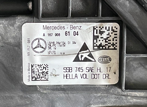 Headlight for 2020 Gle300d Reconditioned OEM ASSY LH 1679066104 for ...