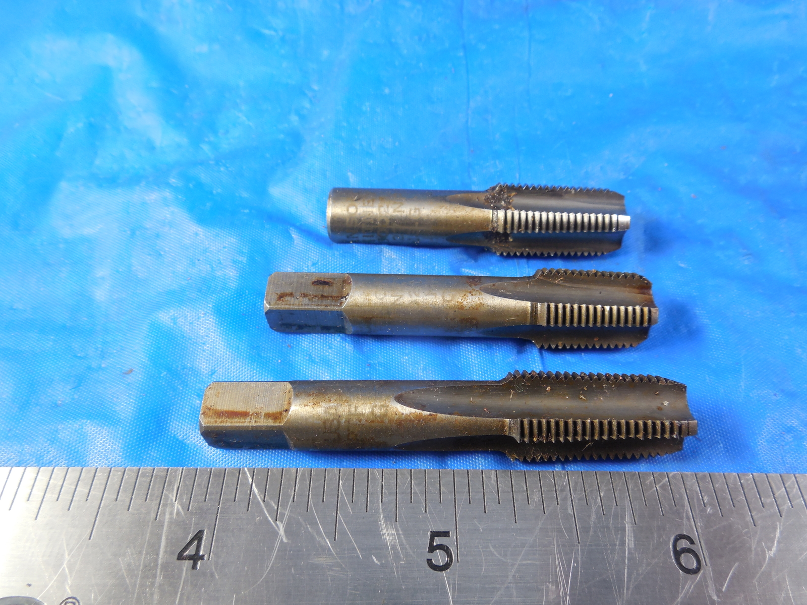 3PCS LOT OF 1/8 27 NPT/NPTF HSG 4 FLUTE TAPER PIPE TAPS CNC MACHINE ...