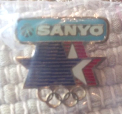 Sanyo 1984 Los Angeles Olympics lapel pin badge | eBay